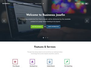 Download Businessx Josefin 1.0.0 - Free Wordpress Theme DownloadWPfree.com